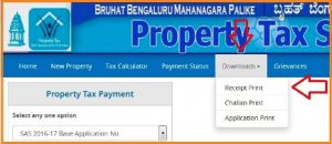 BBMP Property Tax Online Payment 2025-2026 bbmptax.karnataka.gov.in