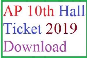 AP 10th Class Hall Ticket 2019 Download AP SSC Admit Card @ bseap.org