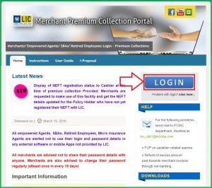 Lic Merchant Portal | LIC Merchant Login Online Merchant.licindia.in