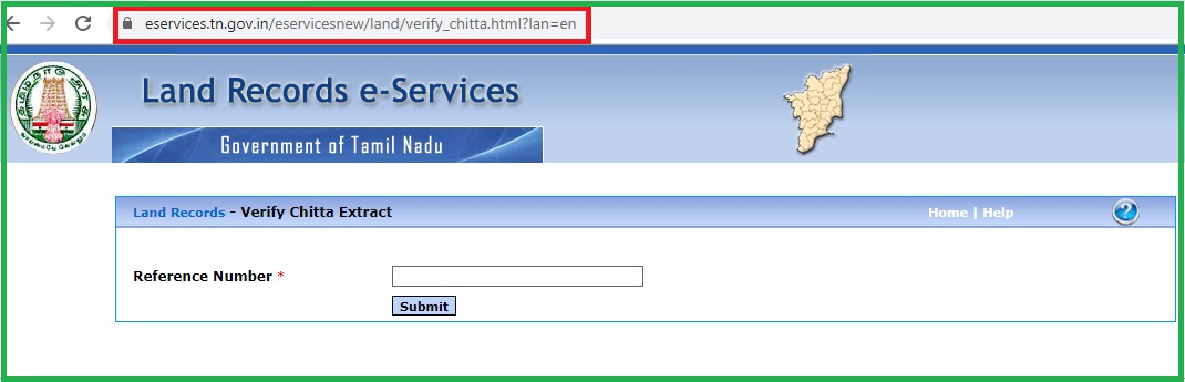 Patta Chitta Online Status 2024, TN FMB at Eservices.tn.gov.in