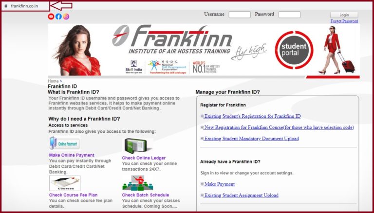 Frankfinn Student Portal Login 2024, Registration at Frankfinn.co.in